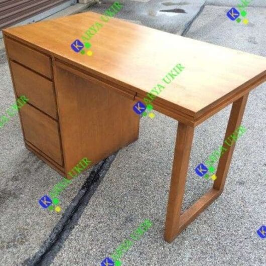 Jual Meja Komputer Kayu Jati Minimalis Simple Termurah